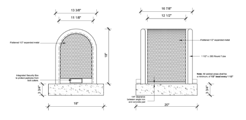 Backflow Cage - GE-.5 - Guardian Enclosures