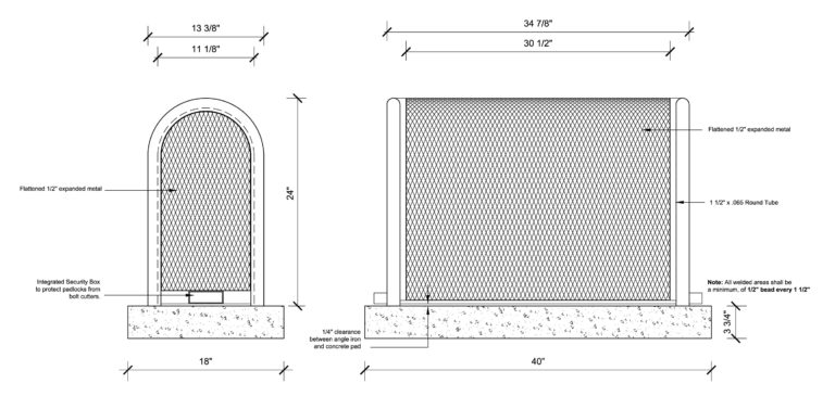 Backflow Cage - GE-2 - Guardian Enclosures
