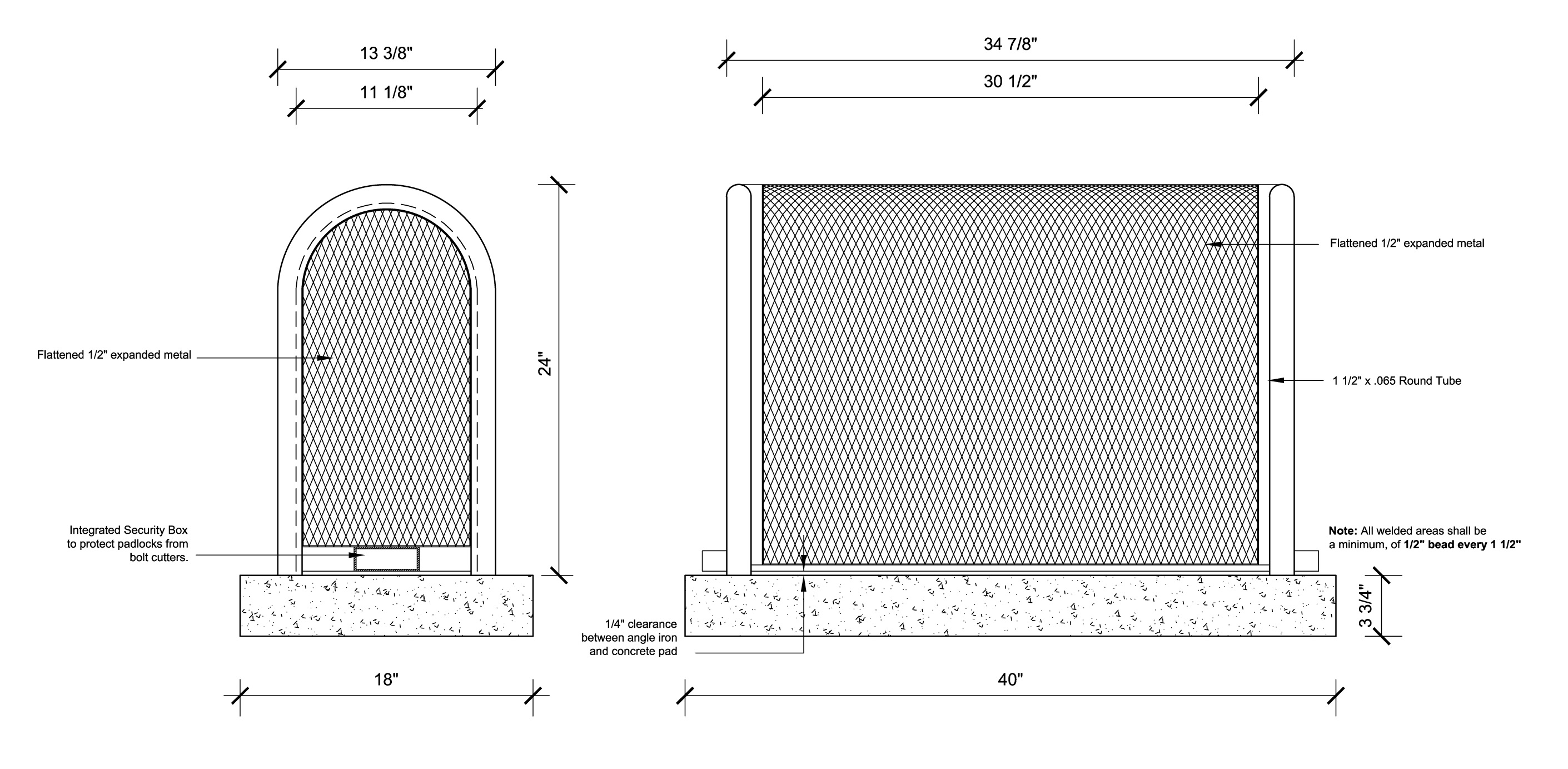 Backflow Cage - GE-2 - Guardian Enclosures