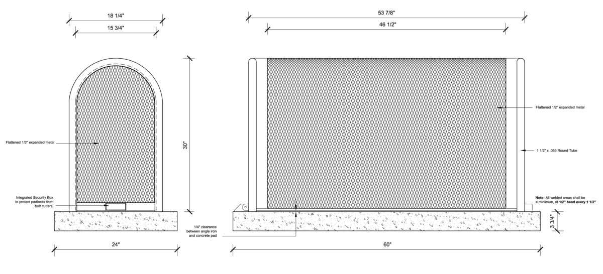 Backflow Cage - GE-4 - Guardian Enclosures